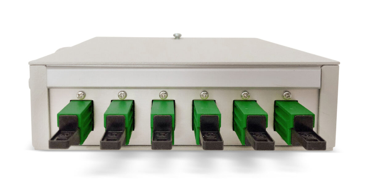 DIN rail breakout distribution box | Datwyler IT Infra