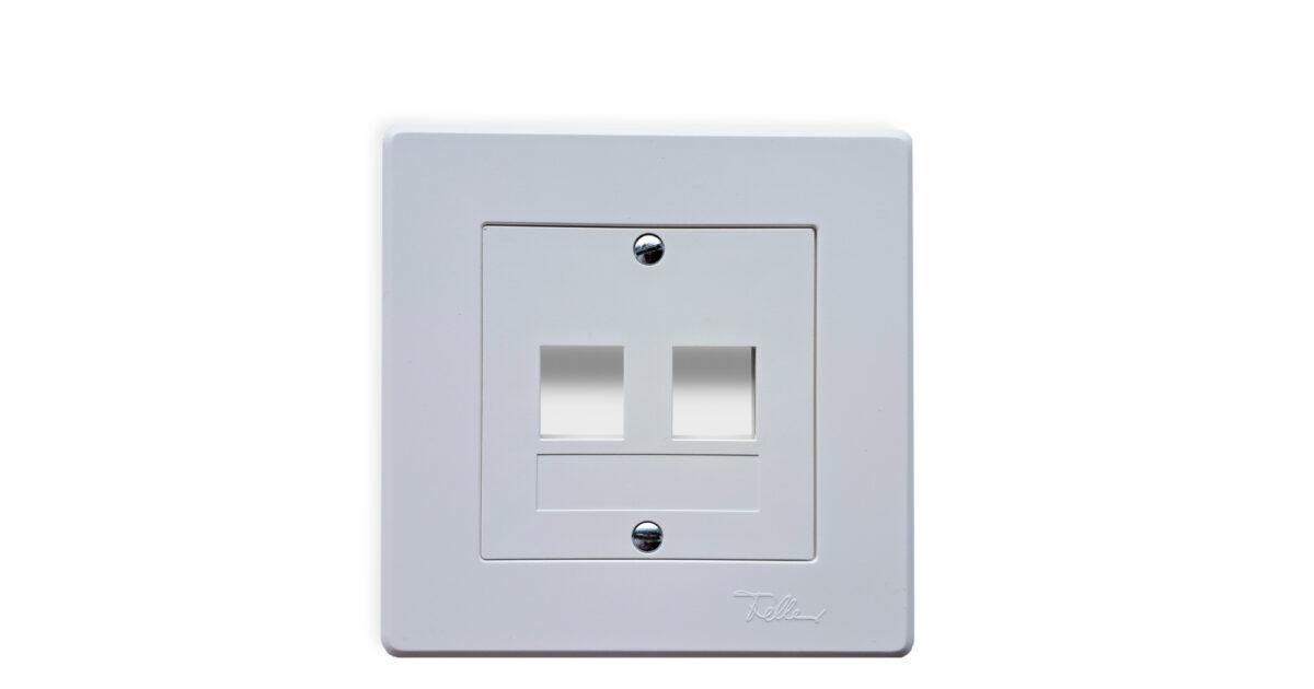 Flush-mounted junction boxes 2x (EDIZIO.liv) | Datwyler IT Infra